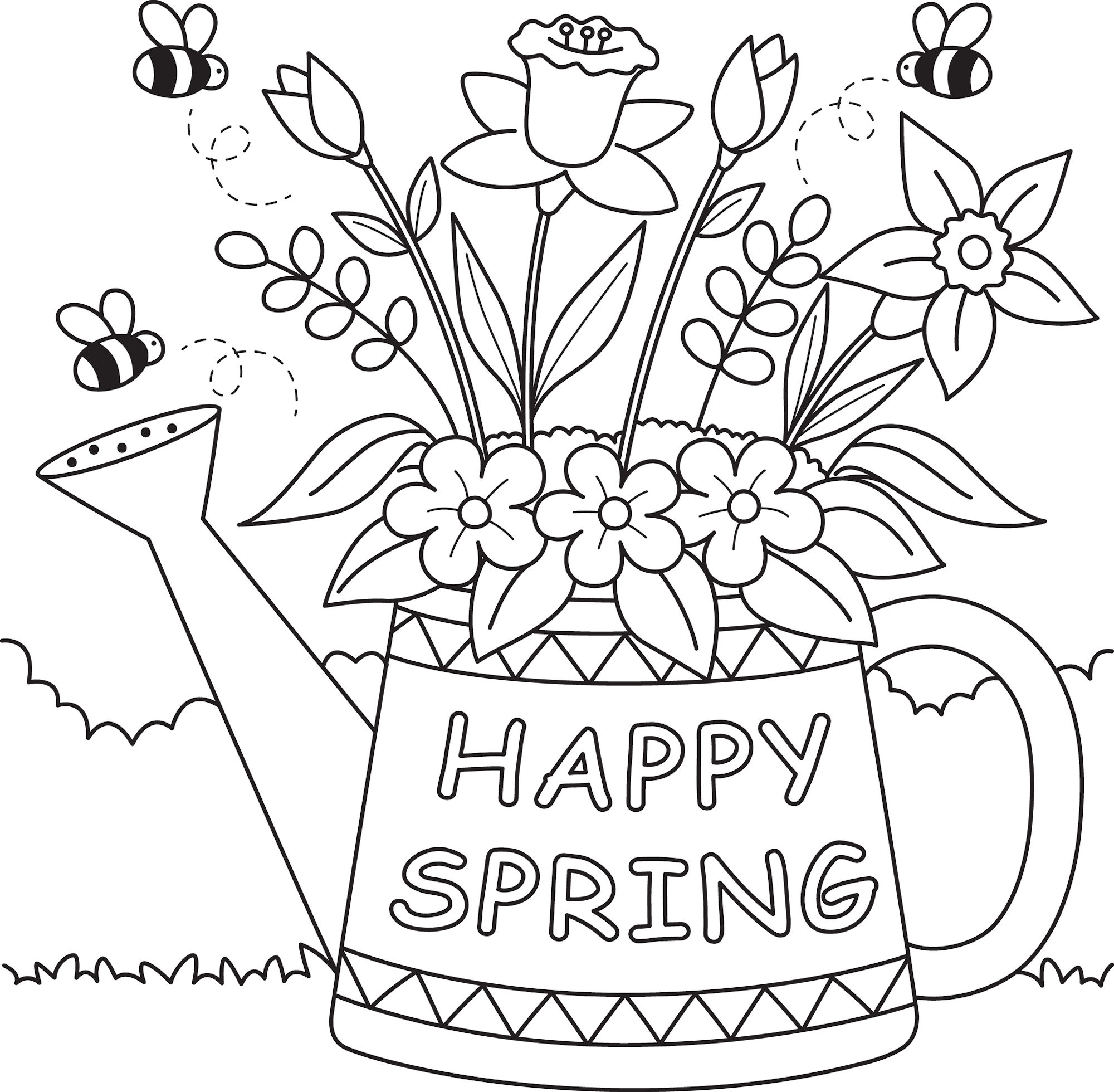 Explore the Beauty of Nature with Our Top 10 Coloring Pages of Flowers ...