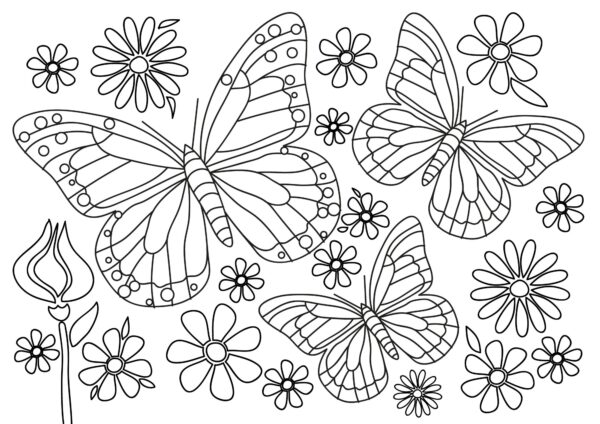 Explore the Beauty of Nature with Our Top 10 Coloring Pages of Flowers ...