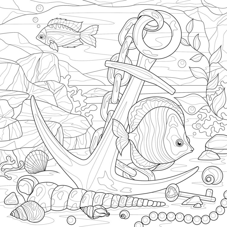 Under the Sea Coloring Pages - Fun Free Coloring Pages